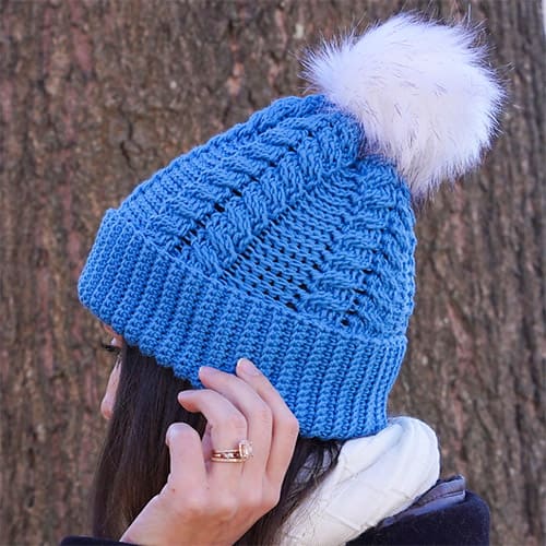Free braided crochet toque pattern
