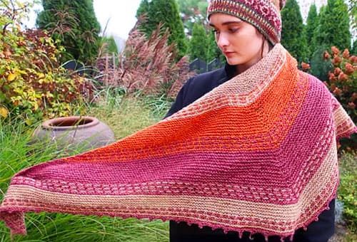 Simple Shawl Knitting Pattern Free