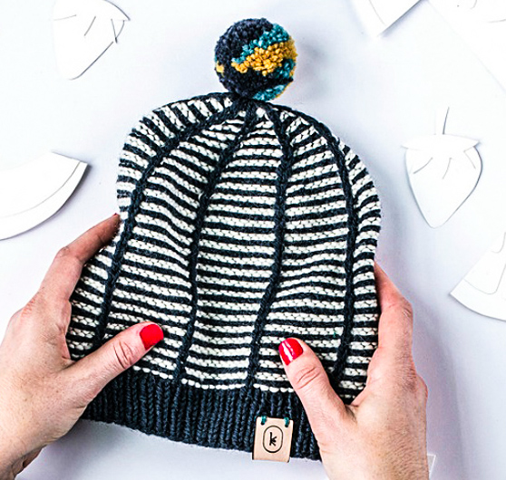 Striped Hat Free Knitting Pattern- 2021 - hotcrochet .com