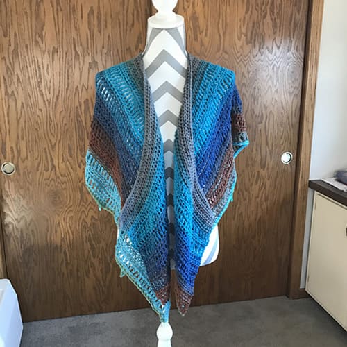 Free Sideways Crochet Rectangle Cardigan Pattern