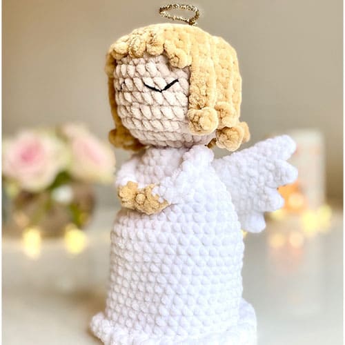 Free Crochet Angel Tree Topper PDF Pattern