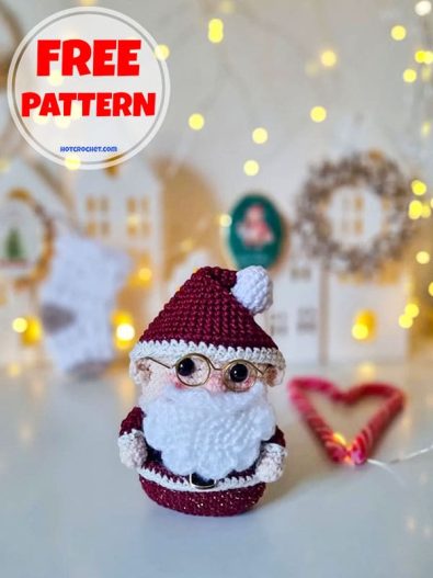 Free crochet santa claus PDF pattern